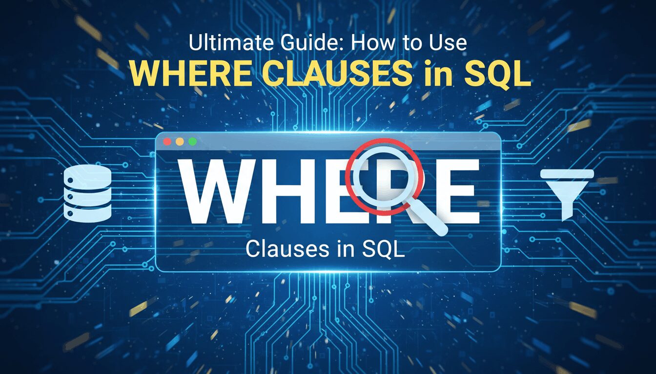 Ultimate Guide: How to Use WHERE Clauses in SQL 2026 - Progressive Robot