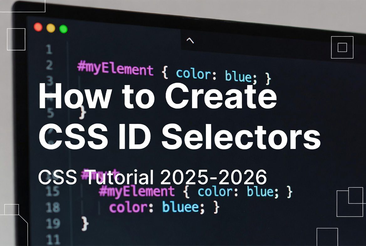 How to Create CSS ID Selectors – CSS Tutorial 2025–2026 - Progressive Robot