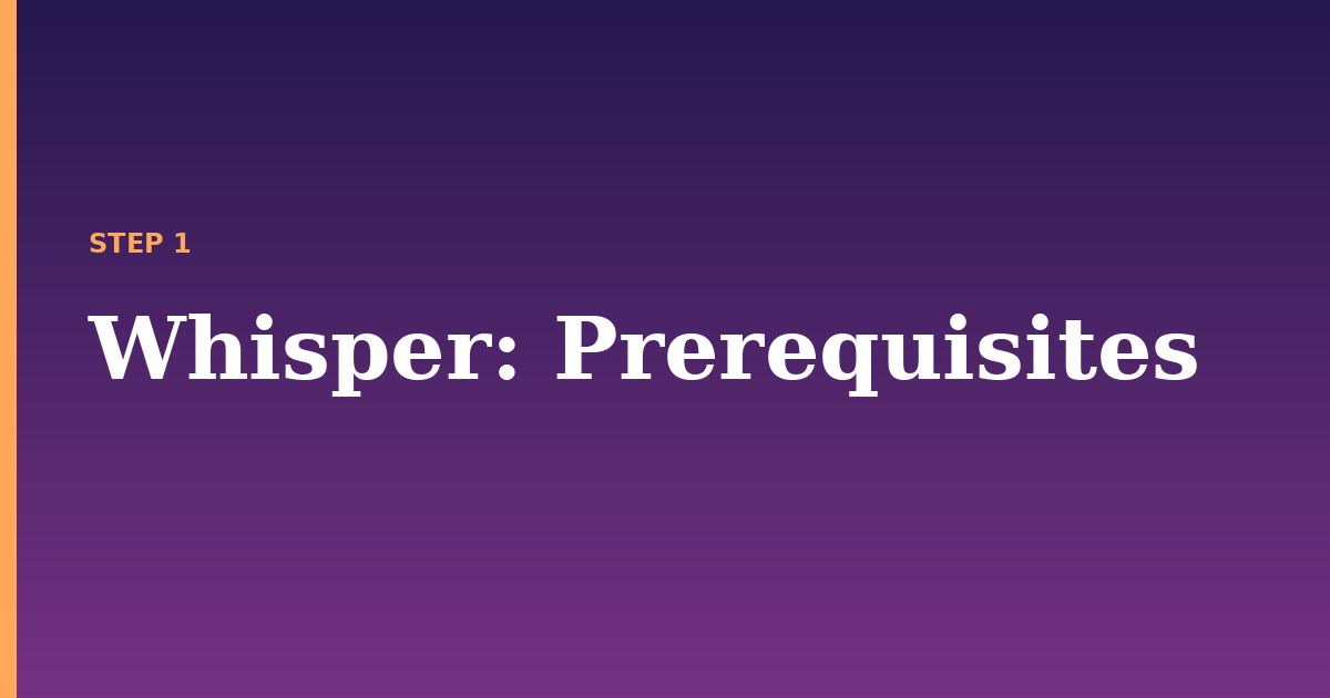 Whisper: Complete Guide - Progressive Robot
