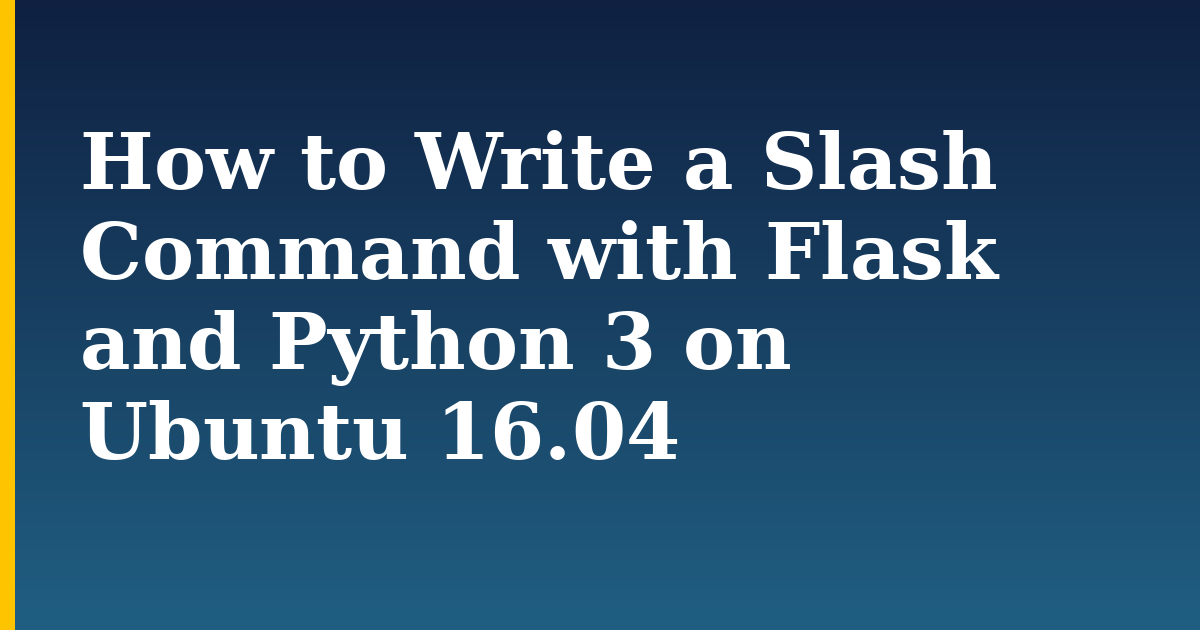Slash 16.04: Complete Guide - Progressive Robot