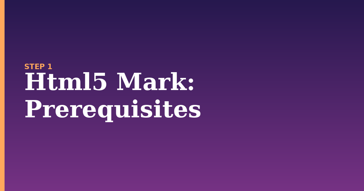 Html5 Mark: Complete Guide - Progressive Robot