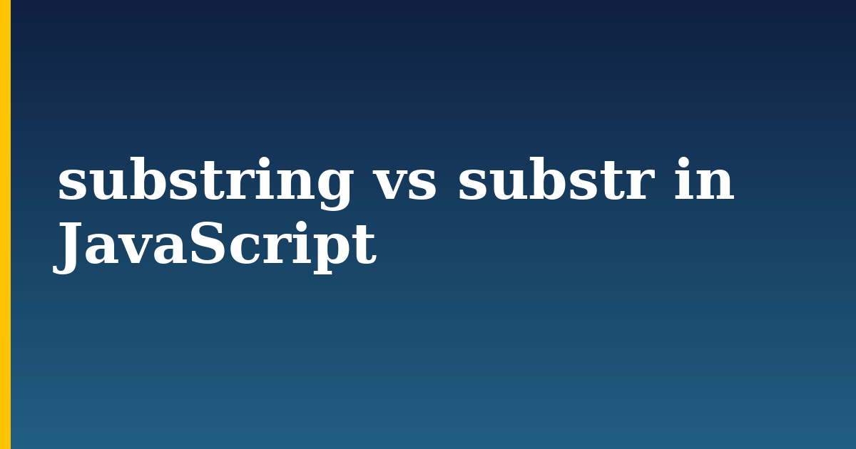 Substr: Complete Guide - Progressive Robot