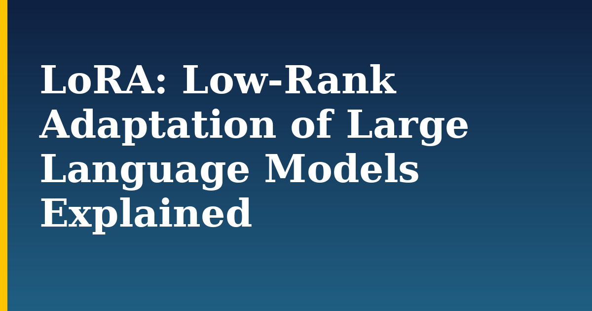 Lora: Complete Guide - Progressive Robot