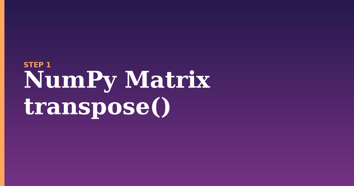 Transpose: Complete Guide - Progressive Robot