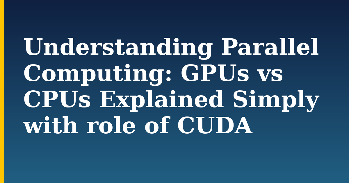 Cuda: Complete Guide - Progressive Robot